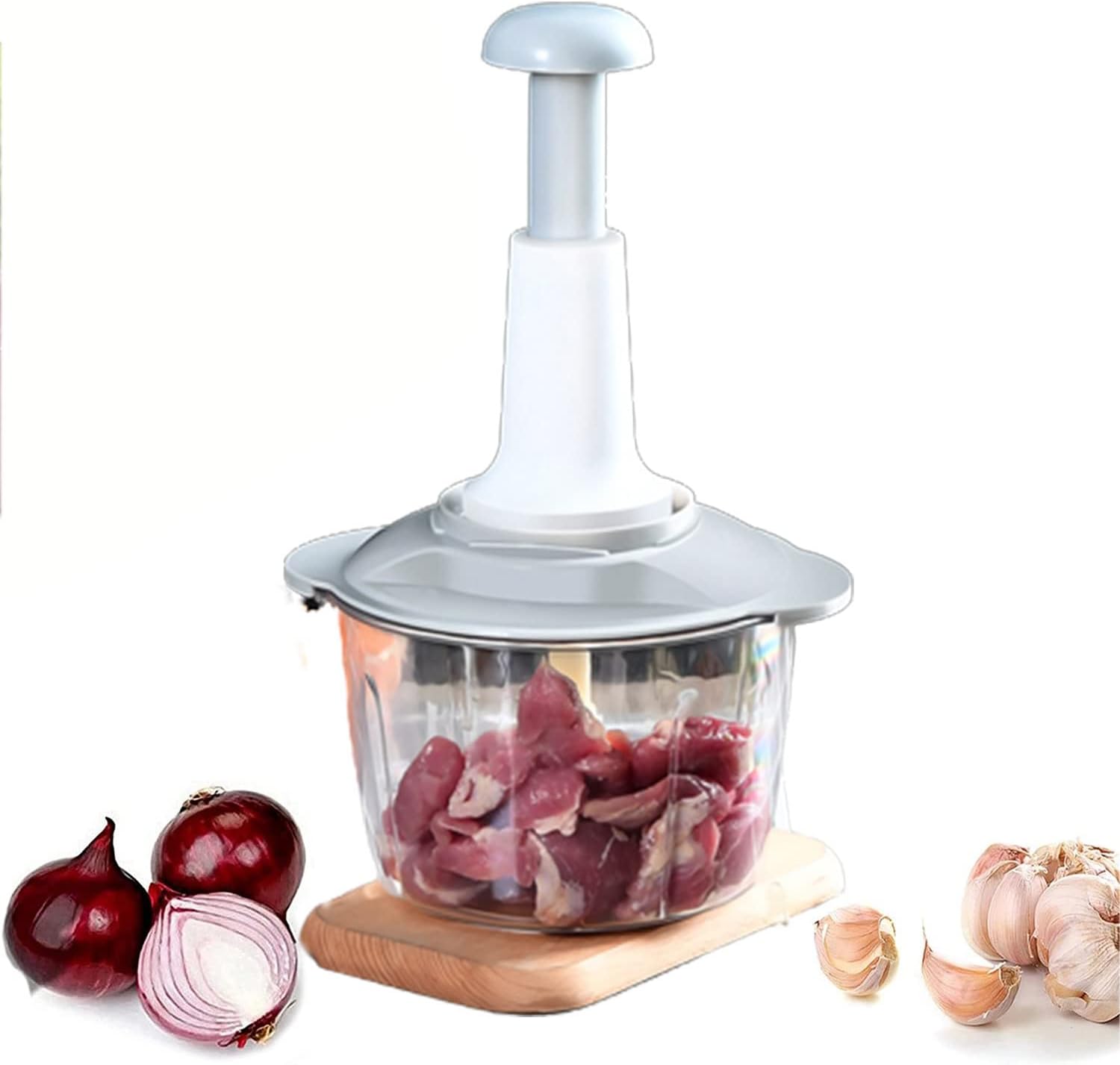 Mini Chopper Kitchen, Vegetable Cutter, Universal Chopper, Hand Chopper ...