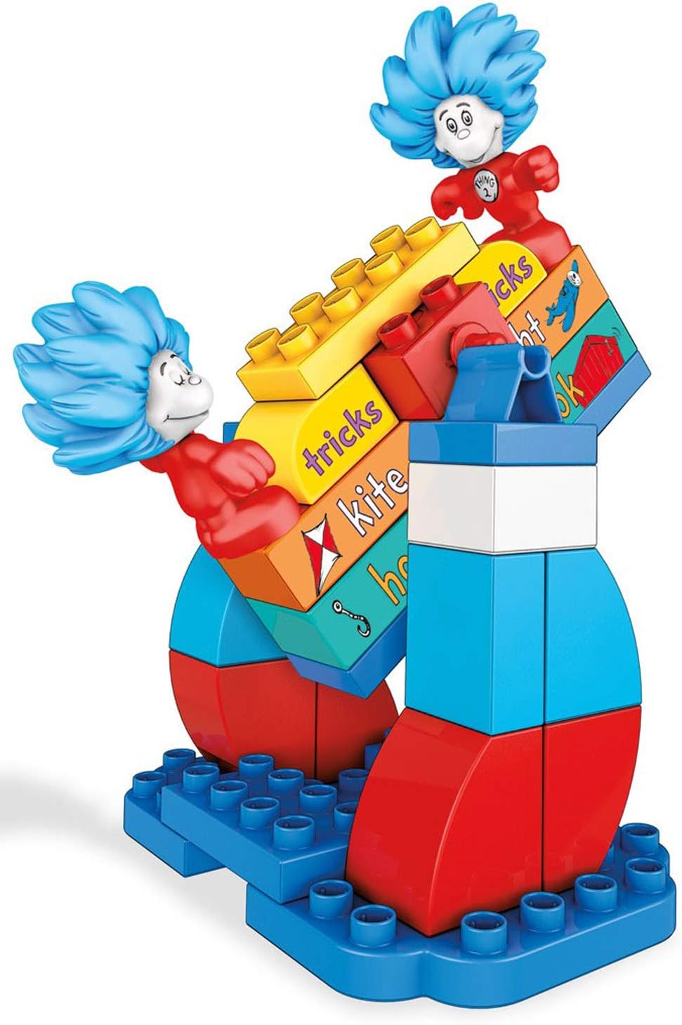 Amazon.com: Mega Bloks Dr. Seuss Thing 1 & Thing 2 Tricks : Toys & Games