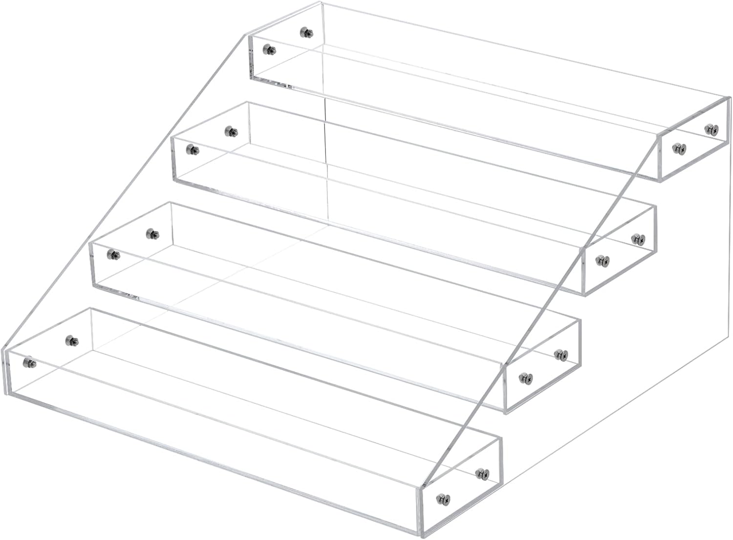 Amazon.com: CASA -J 4 Tier Spice Rack Organizer, Acrylic Spice Drawer ...