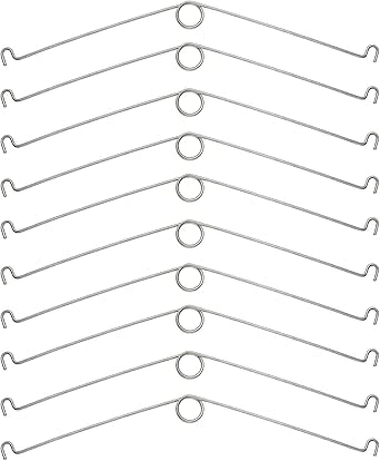 DGHAOP 10pcs Metal Recessed Light Spring Clips Recessed Lighting Trims ...