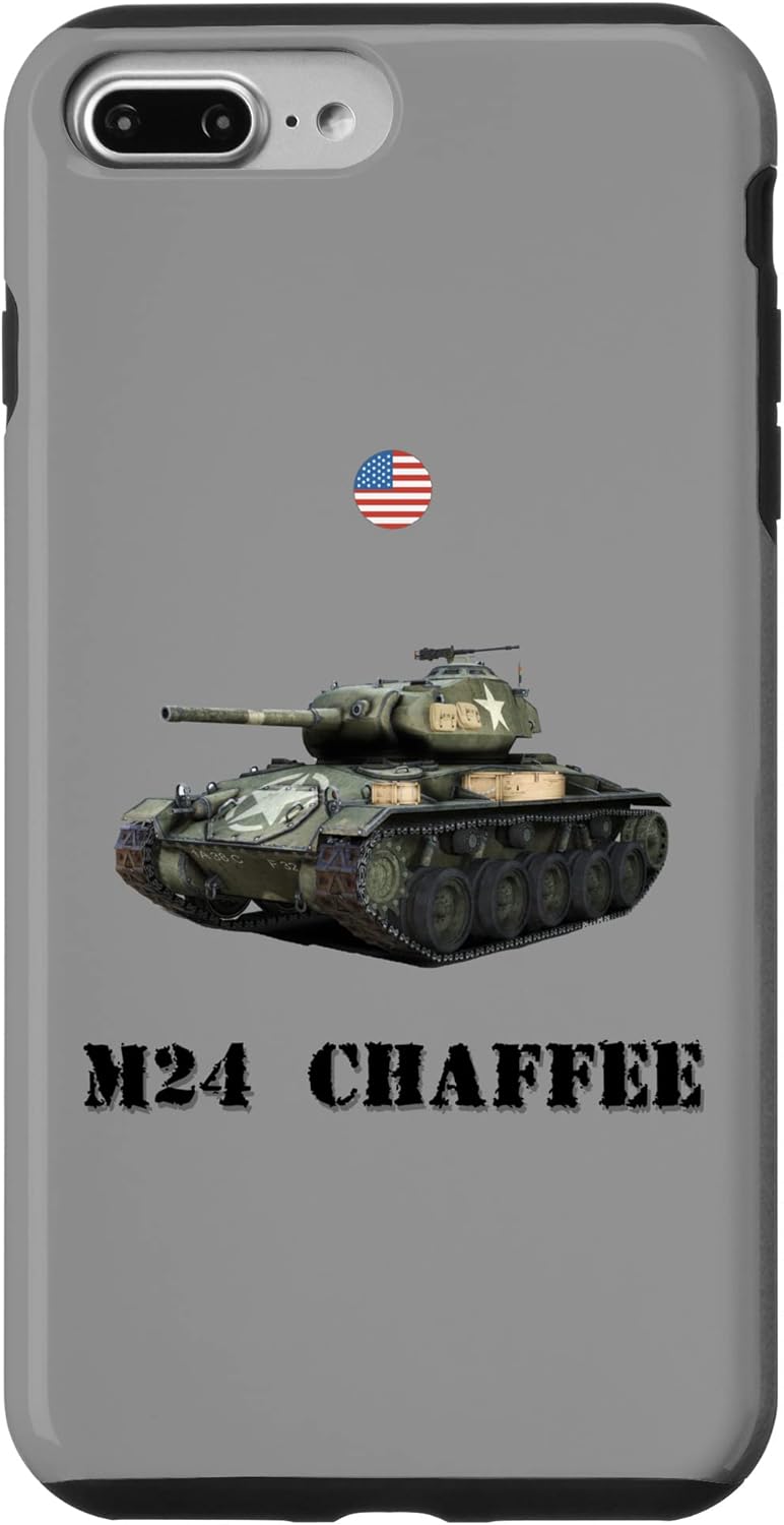 Amazon.com: iPhone 7 Plus/8 Plus The M24 Chaffee, USA Light Tank WW2 ...