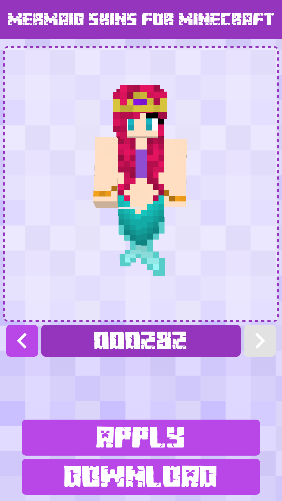 Mermaid Skins for Minecraft PE - App on Amazon Appstore