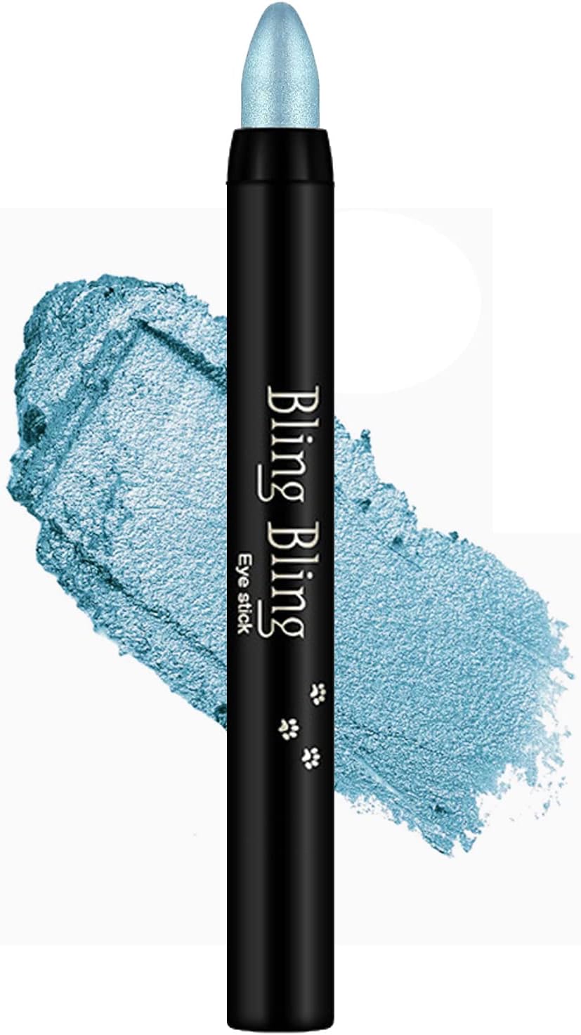 Eyeshadow Pen, Shimmer Lake Blue Eyeshadow Stick, Highly Pigmented Eye ...