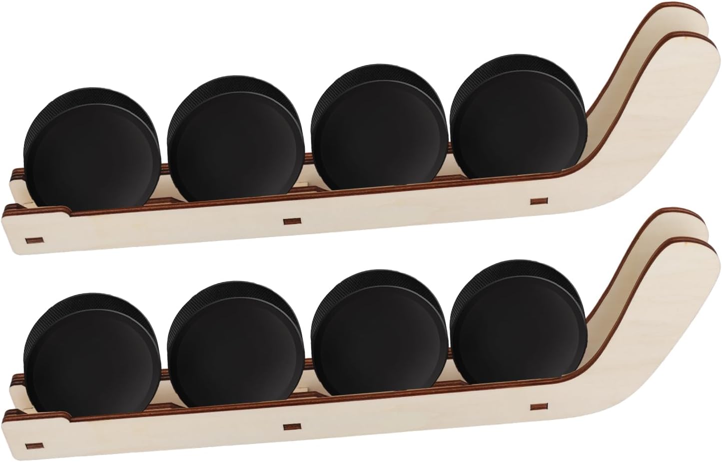 Amazon.com: Hockey Puck Display Case Wall Mount | Holds 6 Pucks ...