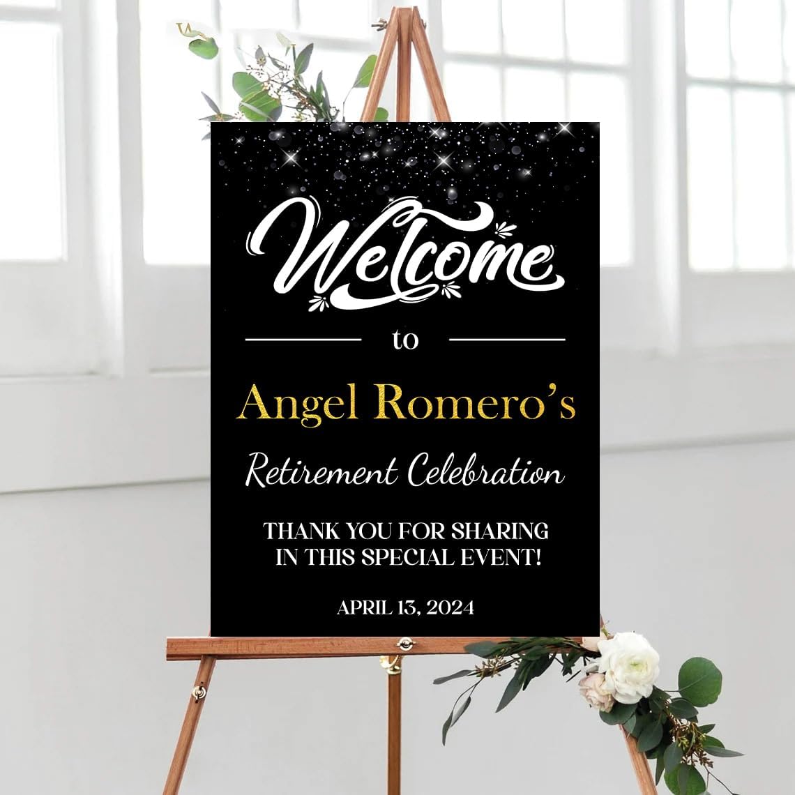 Amazon.com : Personalized Welcome Sign for Retirement, Custom ...