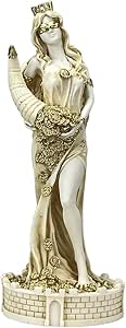 Amazon.com: Goddess of Wealth Tyche Lady Luck Fortuna on Castle Cast ...