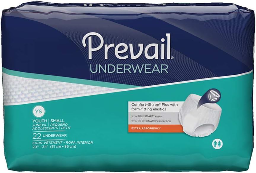Amazon.com: Prevail Protective Underwear, Extra Absorbency, Youth/Small ...