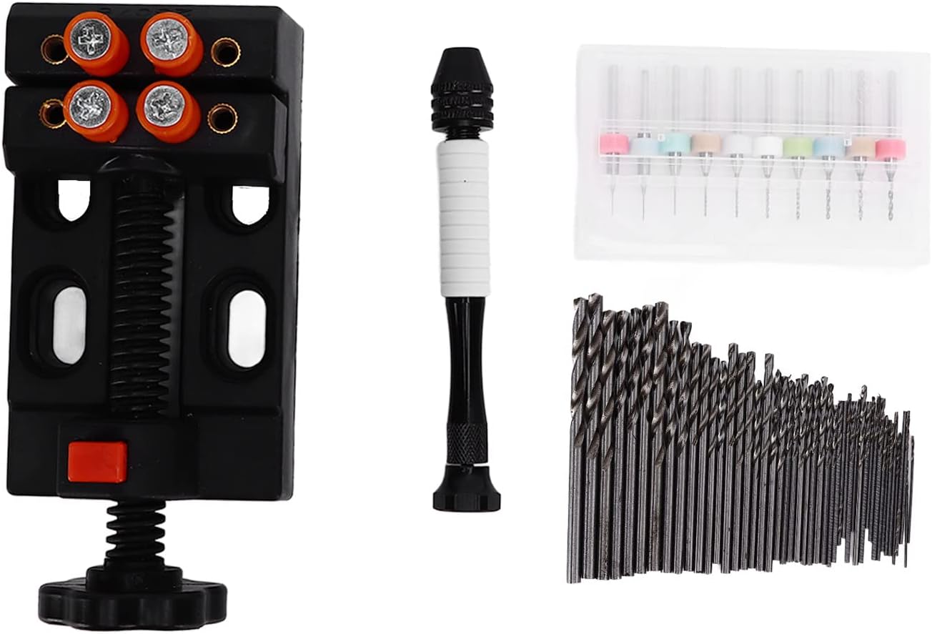 Amazon.com: 60Pcs Hand Drill Tool Set,Pin Vises Hand Drill Bits Set ...