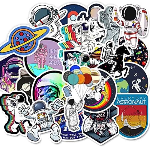 Astronaut NASA Space Explorer Stickers 50 Pcs, Vinyl Waterproof ...
