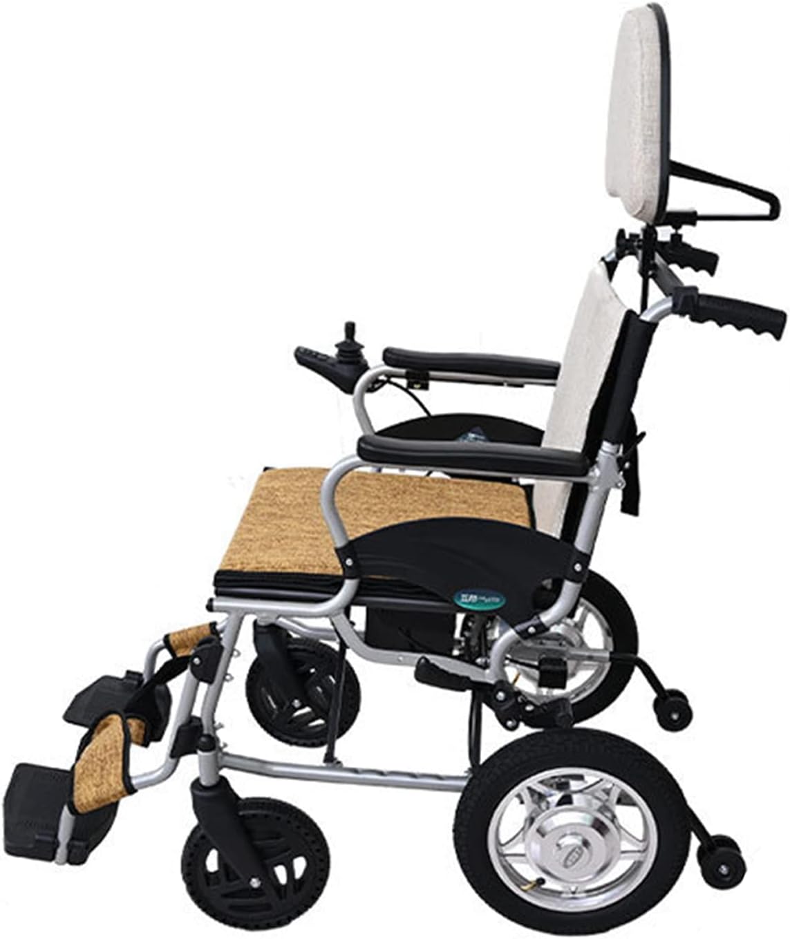 DZTBX Lightweight Folding Dual Control Electric Wheelchair Lithium ...
