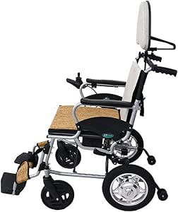 DZTBX Lightweight Folding Dual Control Electric Wheelchair Lithium ...