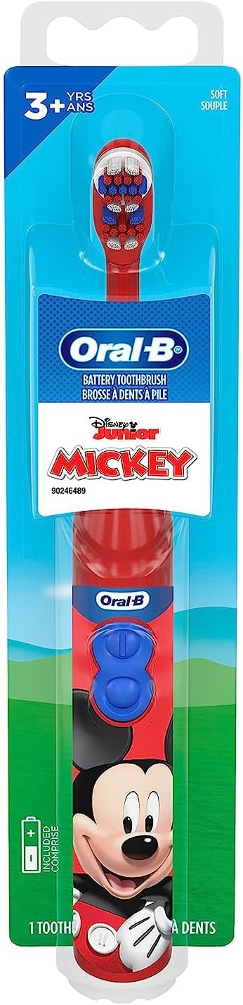Amazon.com: Oral-B Kid's Battery Toothbrush Featuring Disney's Mickey ...