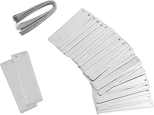 Amazon.com: Aluminum Plant Labels 50 Pcs, Double Sided Garden Tags for ...