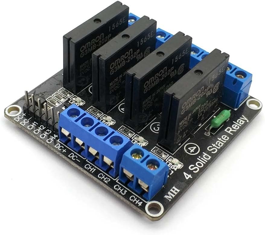 DollaTek low level trigger 4-channel 5v Solid State Relay Module Board ...