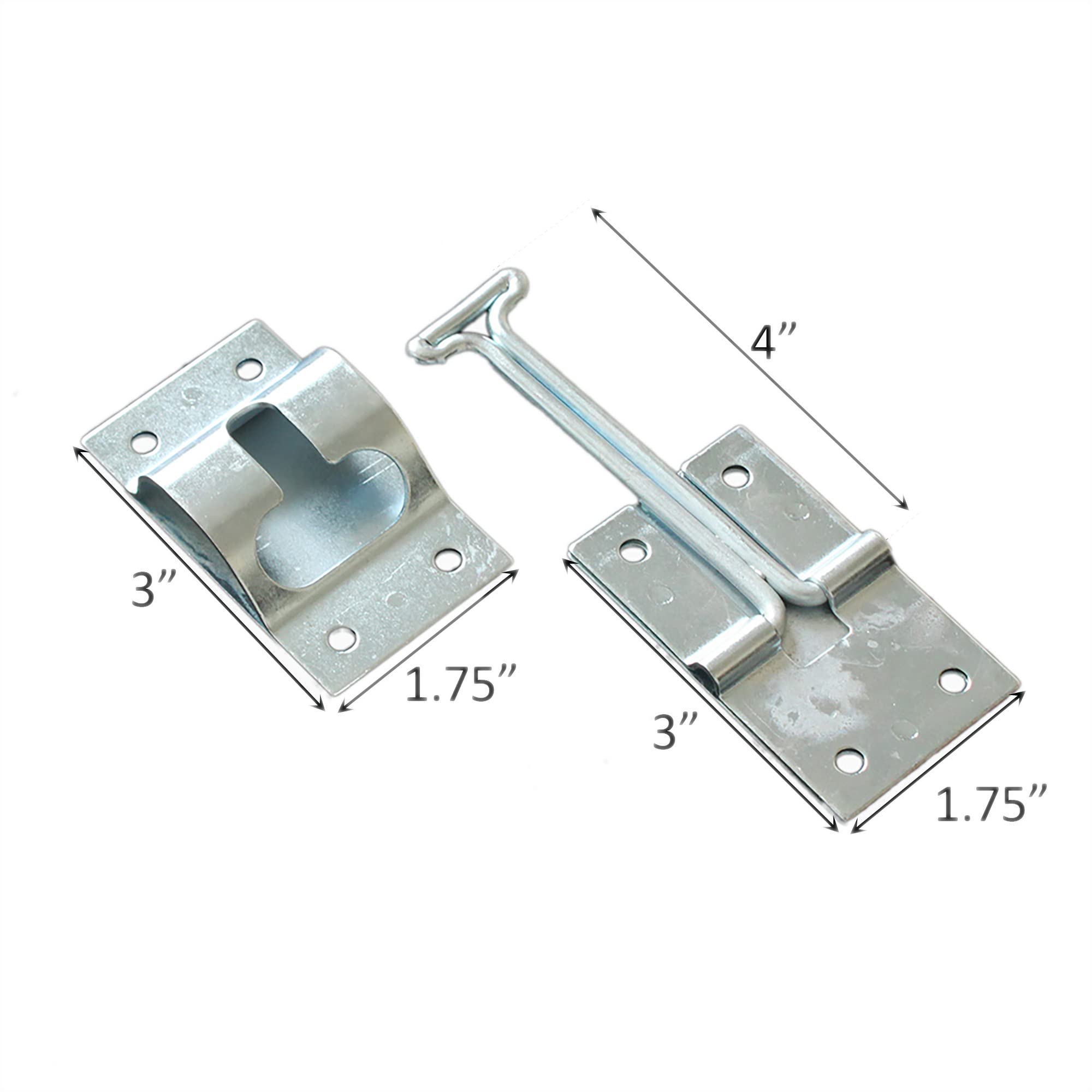Snapklik.com : 2 Set 6 Inches RV T Style Entry Door Latch Catch Holder ...