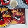 Amazon.com: Rockstar Party Supplies (Serves 24) Dinner Plates, Dessert ...