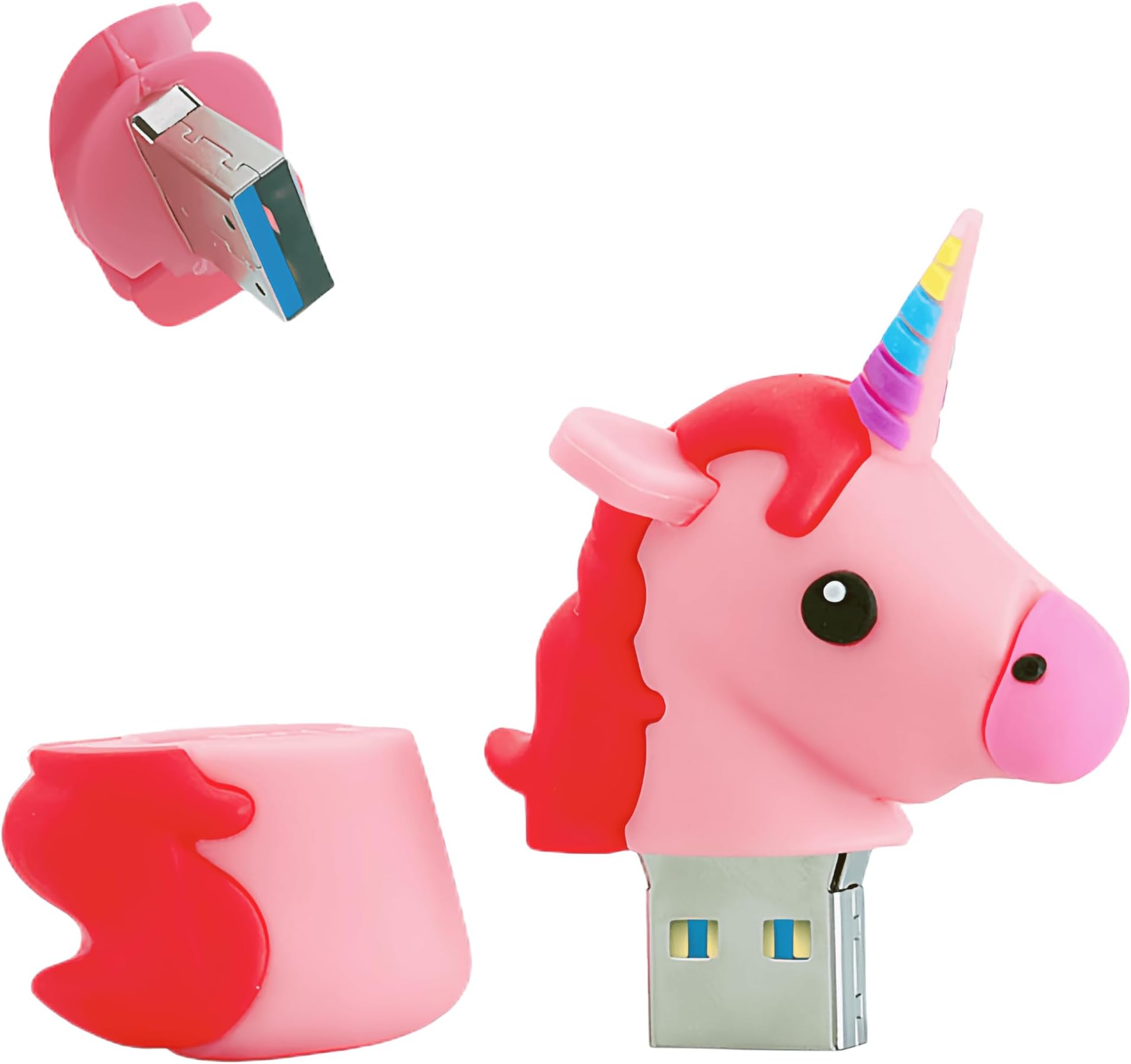 Amazon.com: WooTeck 64GB Cartoon Unicorn USB Flash Drive Data Storage ...