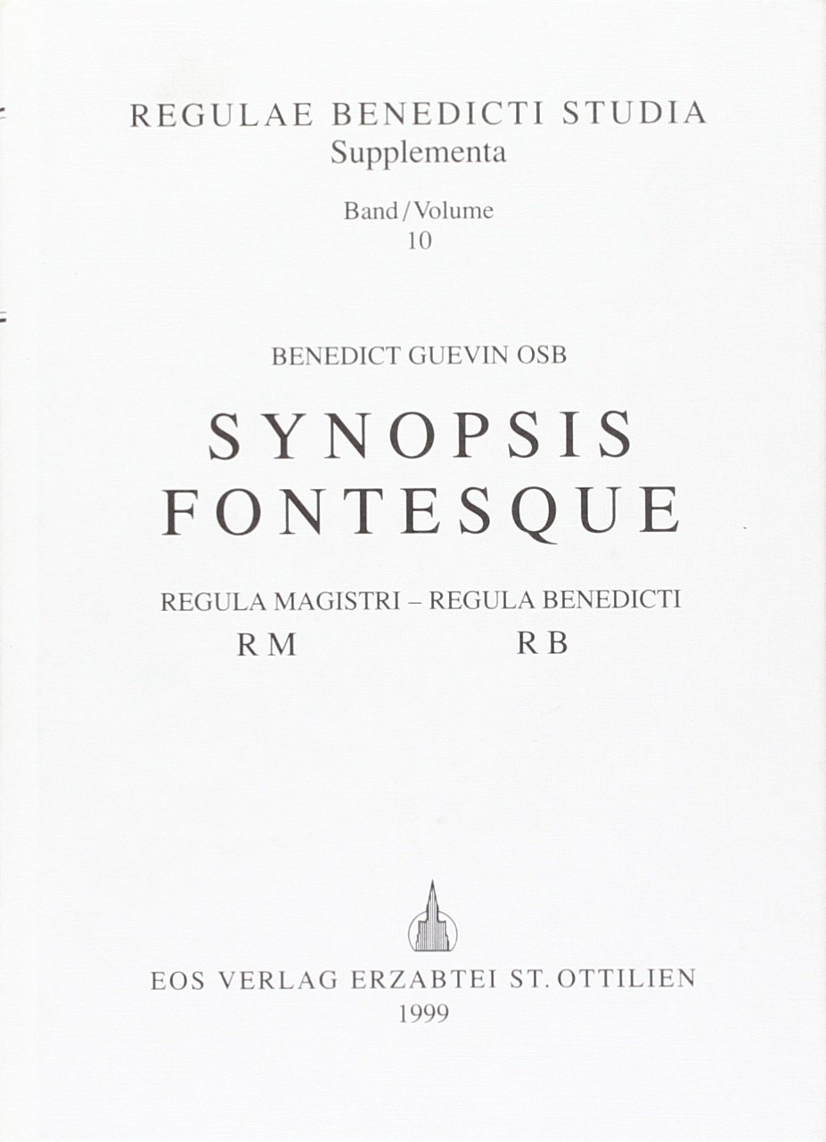 Amazon.com: Synopsis fontesque RM, RB: Regula Magistri - Regula ...