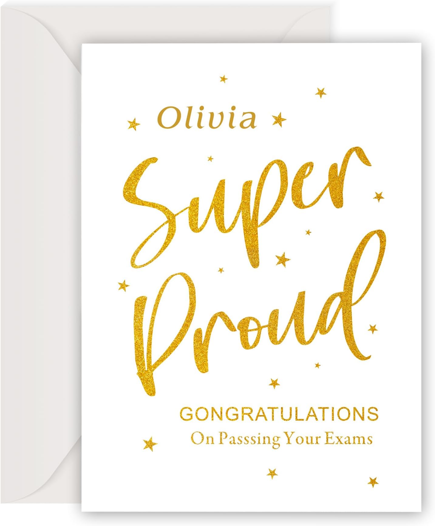 Personalised Congratulations Card Proud of You Well Done ...