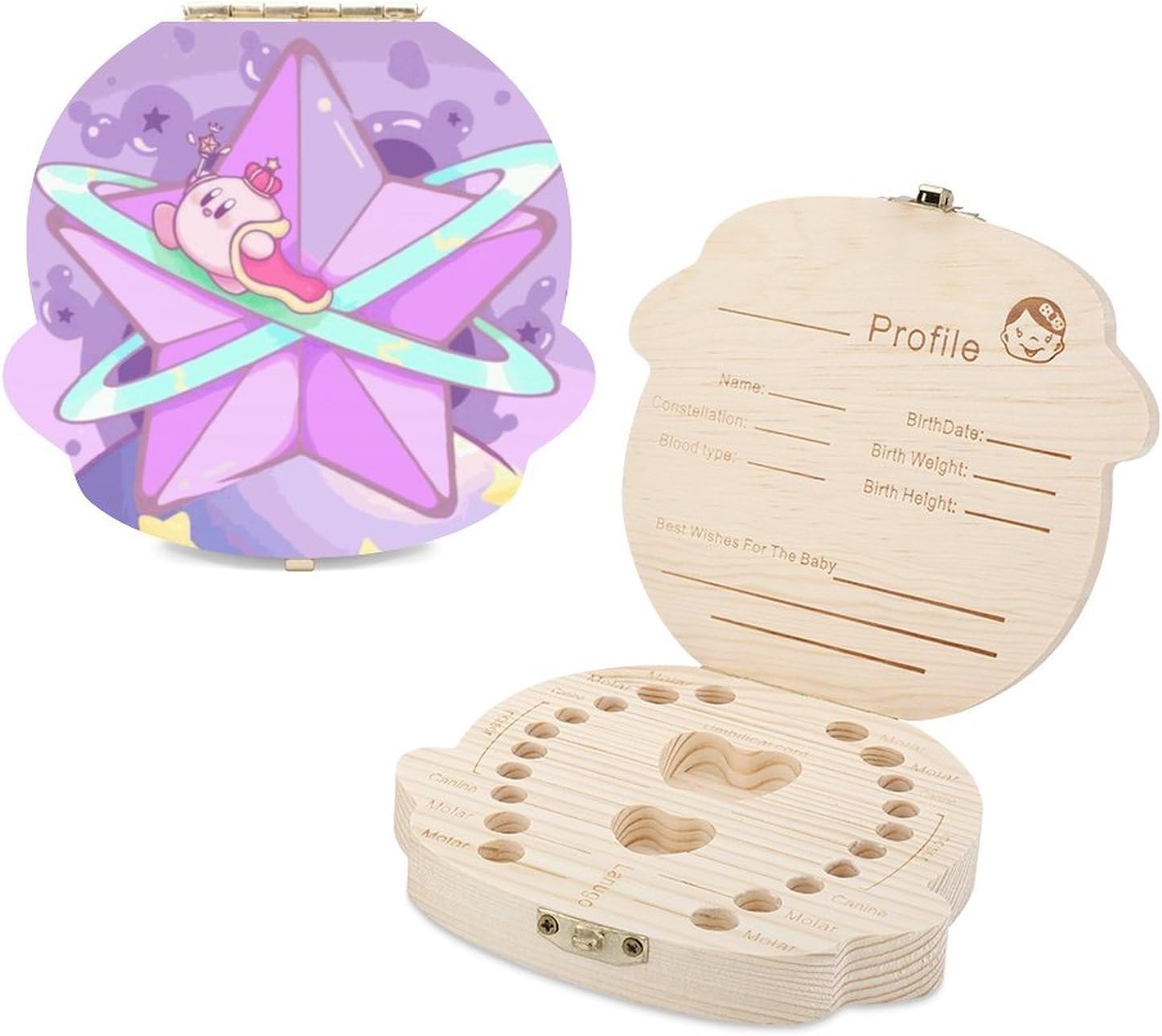 Amazon.co.jp: Kirby Baby Teeth Case, Baby Tooth Box, Baby Tooth Box ...