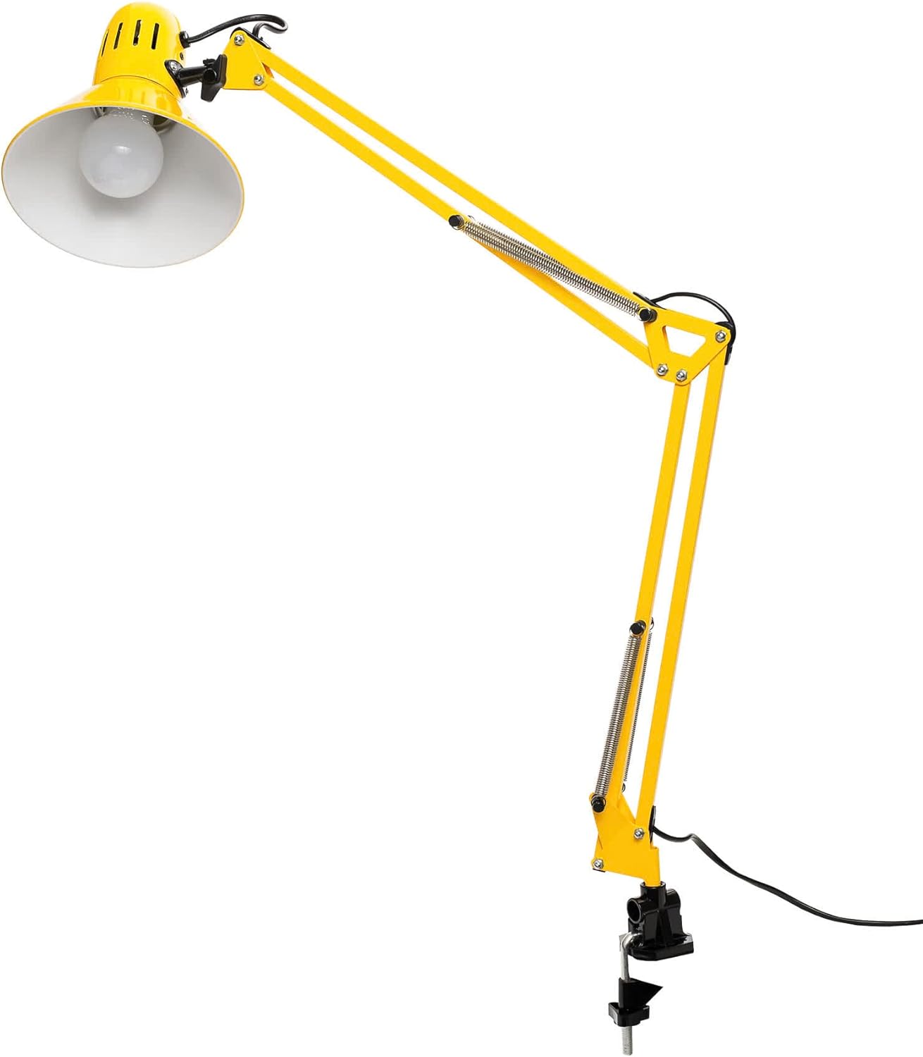 AIRAM Venla Yellow Desk Lamp E27 Base, Max 40W (LED Max.10.5W ...