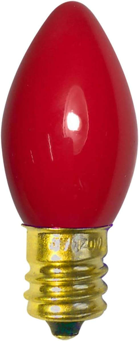 ZGSJBKL Red Night Light Bulb Replacement Bulbs 5W 120V - 6 Pack Party ...