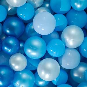 Amazon.com: GOGOSO Crush Proof Ball Pit Balls - 100-Piece Combo | Safe ...