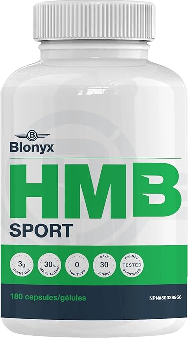 Amazon.com: Blonyx HMB Sport Capsules - 3g Daily High Purity HMB ...