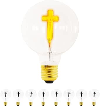 Christian Light Bulb Crucifix Bulb Jesus on The Cross Catholic Novelty ...