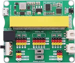 Sensor Shield for Microbit GPIO Breakout, Servo and Motor Driver ...