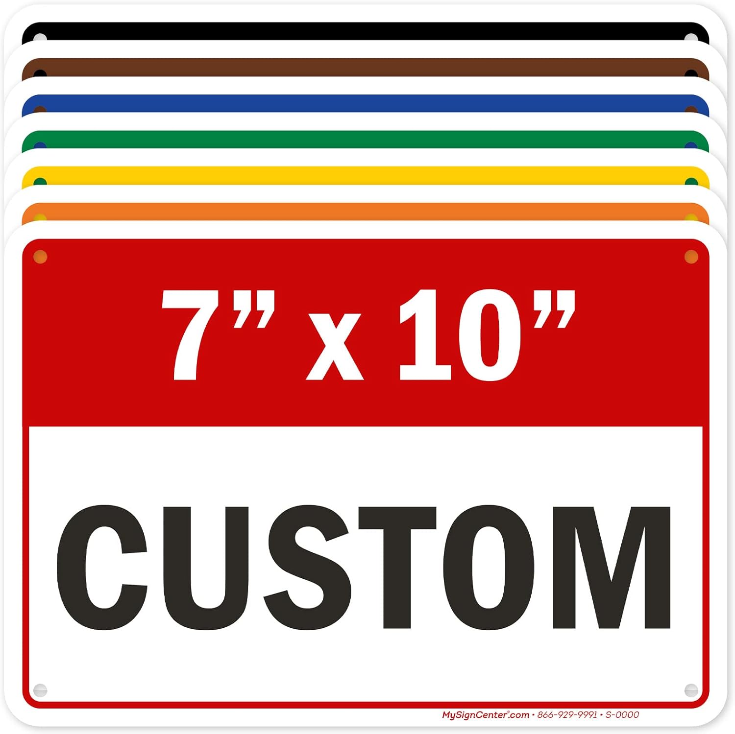 Amazon.com: Custom Sign, Custom Metal Sign for Outdoor/Indoor use.040 ...
