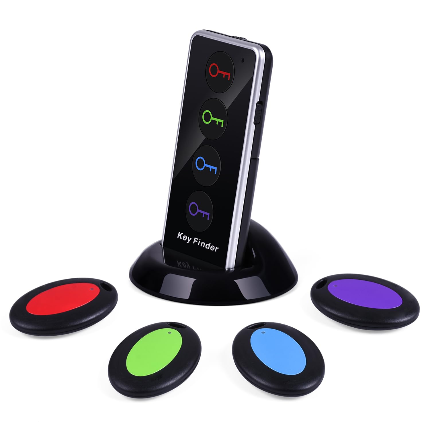 Key Finder, Item Tracker with LED Flashlight Function, Chlovoe Wireless ...