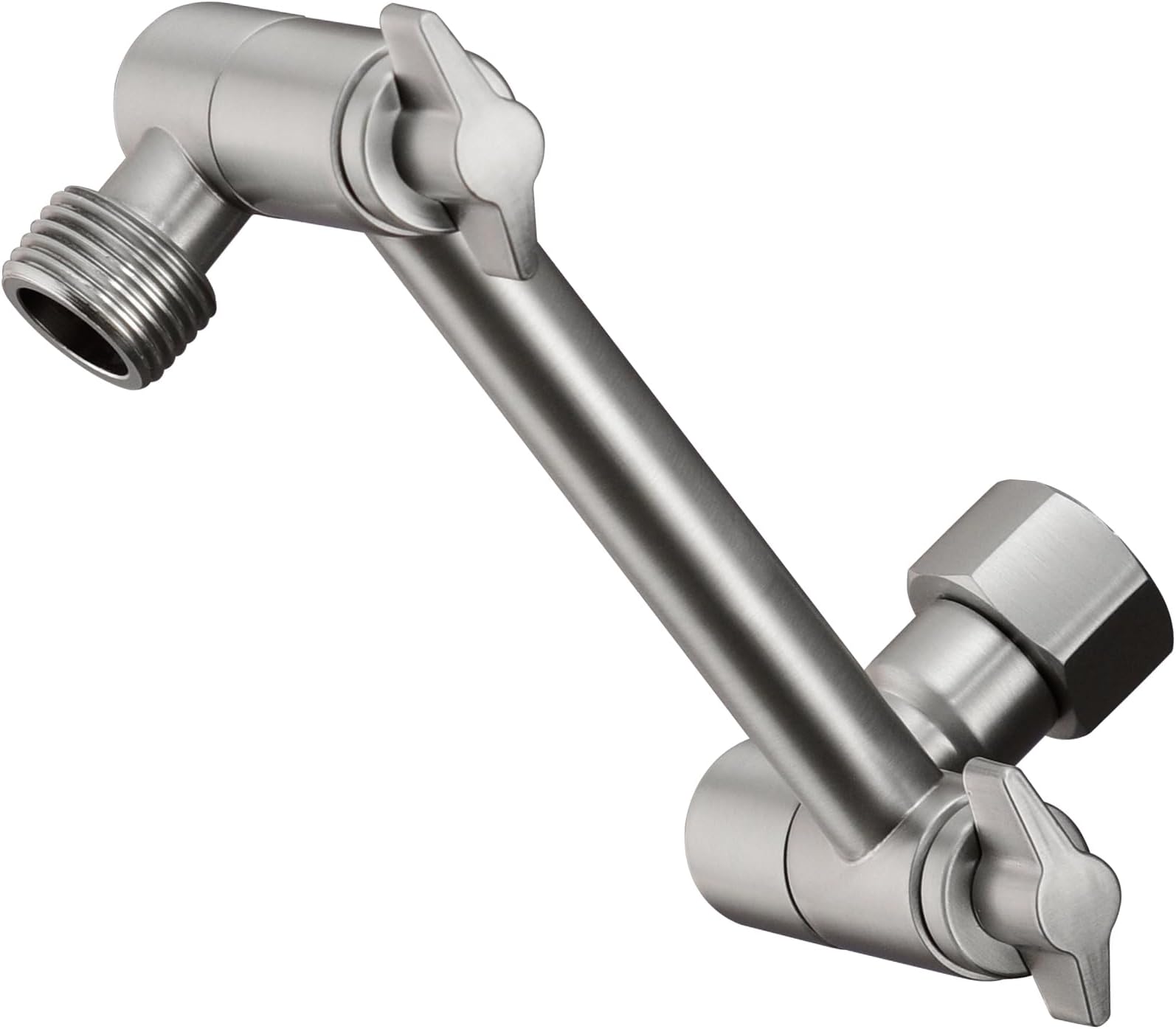 Senhozi 6 Inch Shower Arm with Flange and Teflon Tap, Adjustable Shower ...