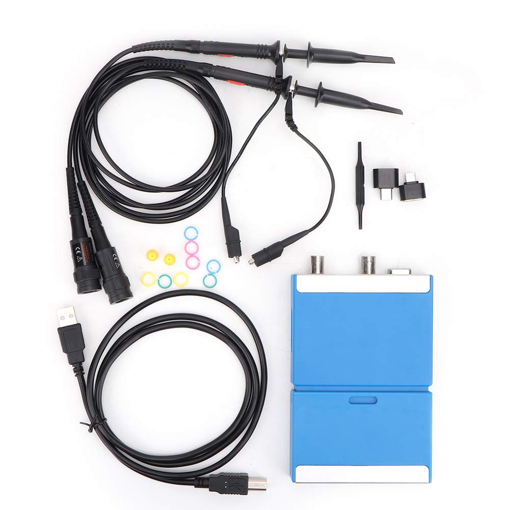 Digital Oscilloscope kit,C520M Dual Channel PC Handheld USB 2.0 Digital ...