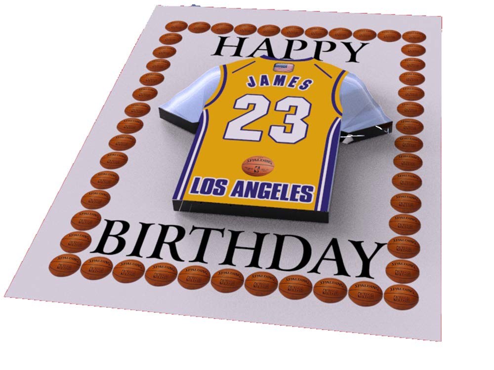 Buy NBA BASKETBALL JERSEY THEMED MAGNET BIRTHDAY CARDS - PERSONALISED ...
