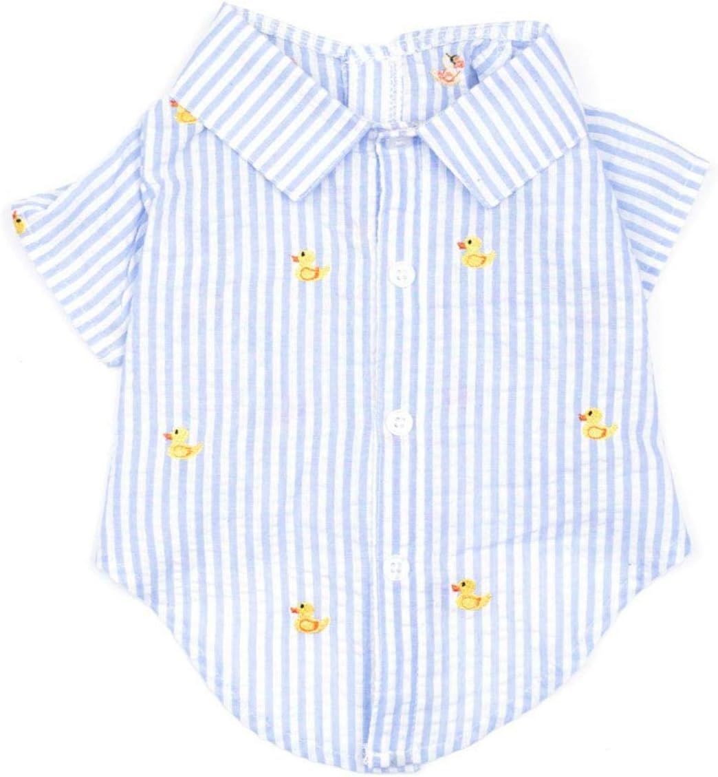 Amazon.com : Brccee AC Pet Fashion Plaid Pet Dog Clothes Shirt Size:L ...