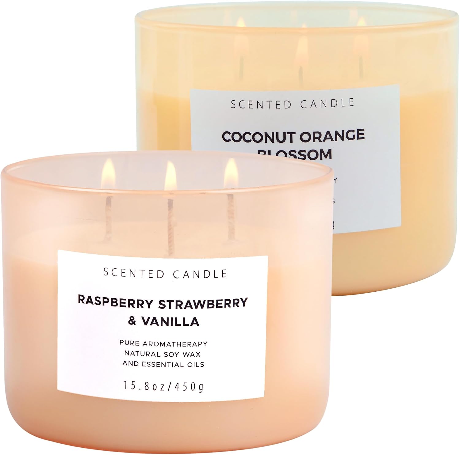 Amazon.com: Raspberry Strawberry Vanilla and Coconut Orange Blossom 3 ...