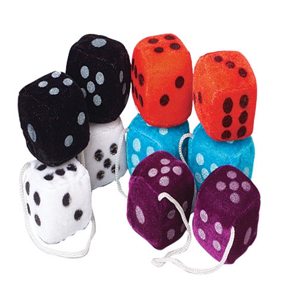 U.S. Toy Kid-Fun Small Plush Dice 1 1 2 Inch : Amazon.in: Toys & Games