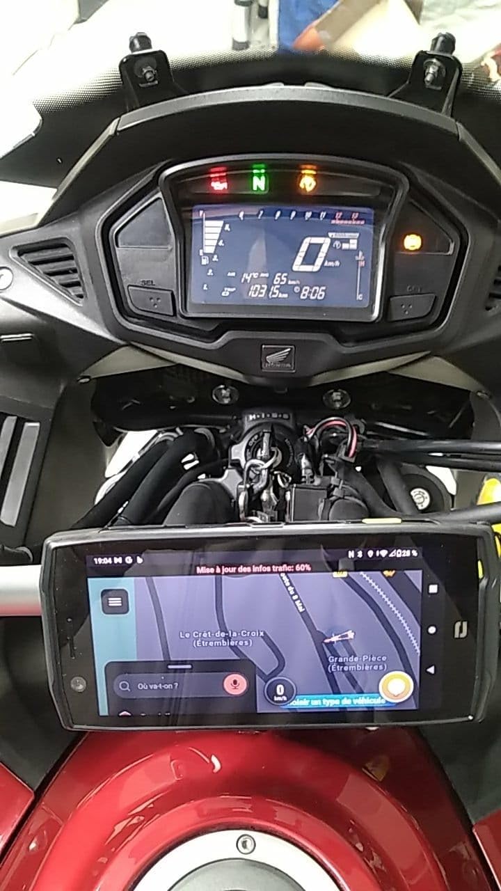 CROSSCALL / X-Ride / Kit de fixation et de charge pour moto : Amazon.fr ...