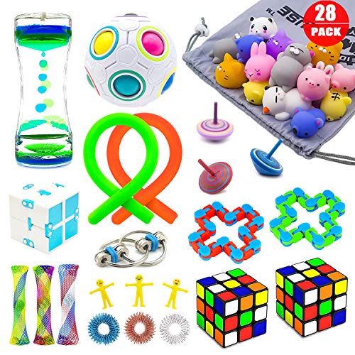 14 Pack Bundle Sensory Toys-fidget Cube/bike Chain - Educational Toys ...