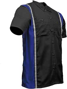 Amazon.com: MILWAUKEE MOTORCYCLE CLOTHING CO. Men’s Blk/Blue Mechanic ...