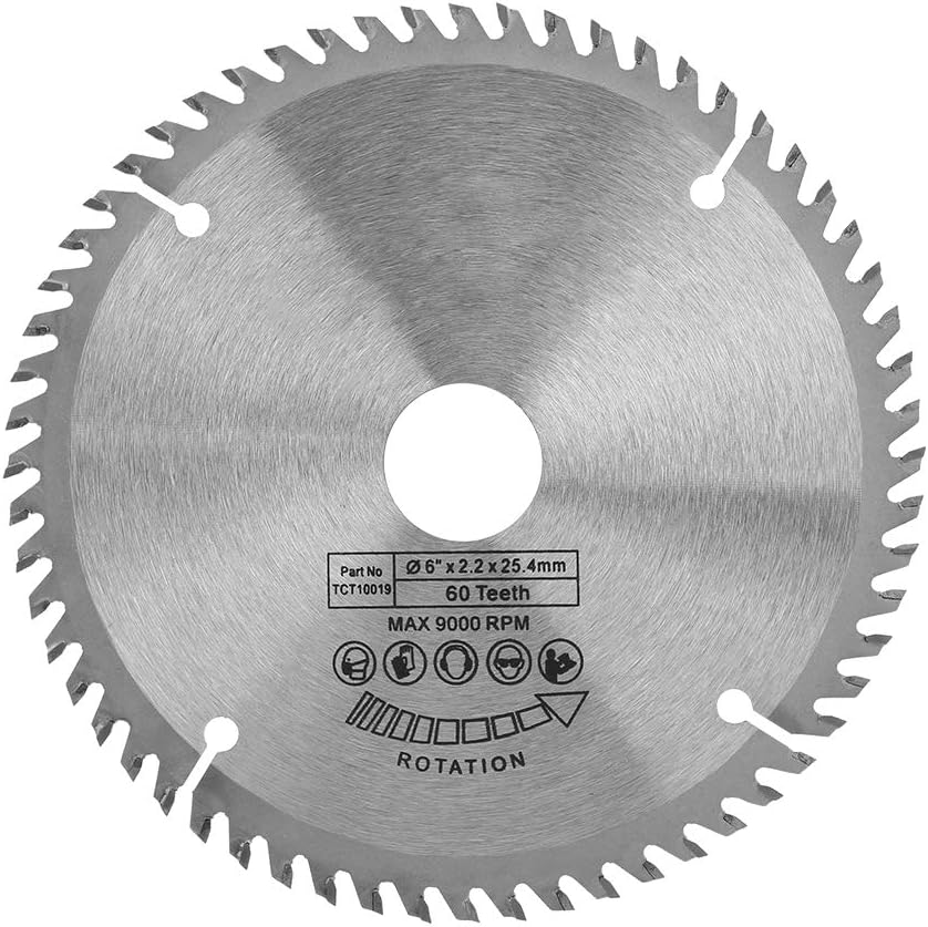 DEWALT Lame de scie circulaire, 16,5 cm, 90 dents, coupe vinyle (DW9153 ...