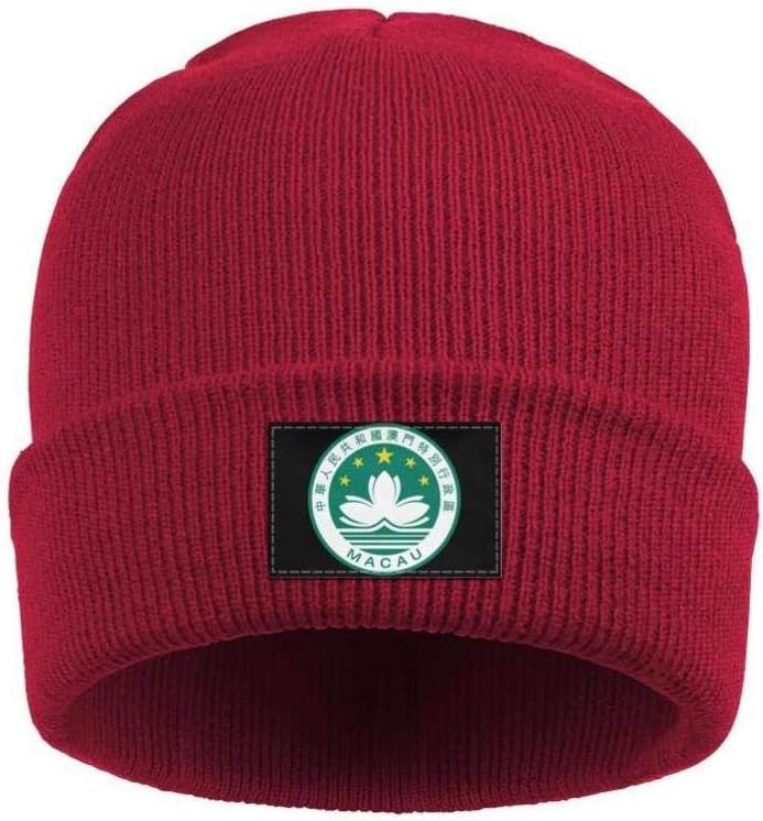 Beanie Hat for Men's Womens Macau-Emblem-Official-State-Seal- Acrylic ...
