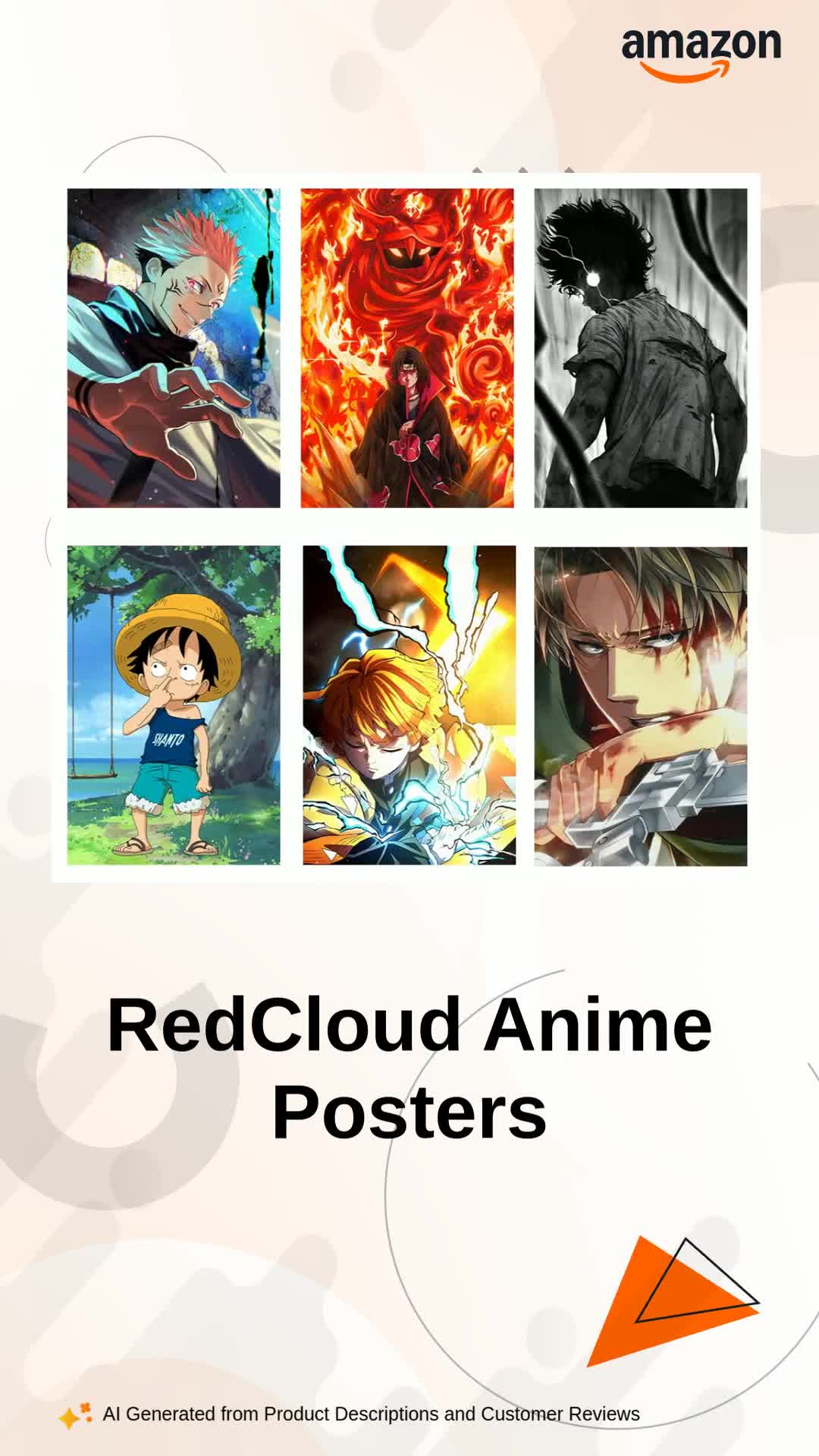 Watch RedCloud Anime Posters on Amazon Live