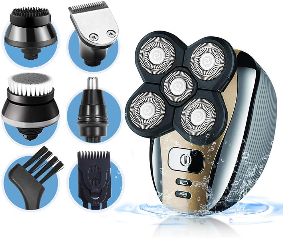 Amazon.com: VIVITAR Metallic Cordless 3 Head Rotary Shaver, Cordless ...