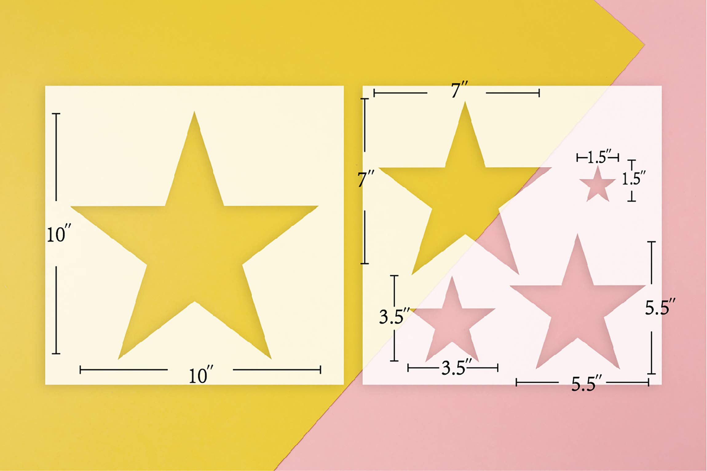 2 Inch Star Template Printable DIY 3D Star Tree Topper. Print Cut And