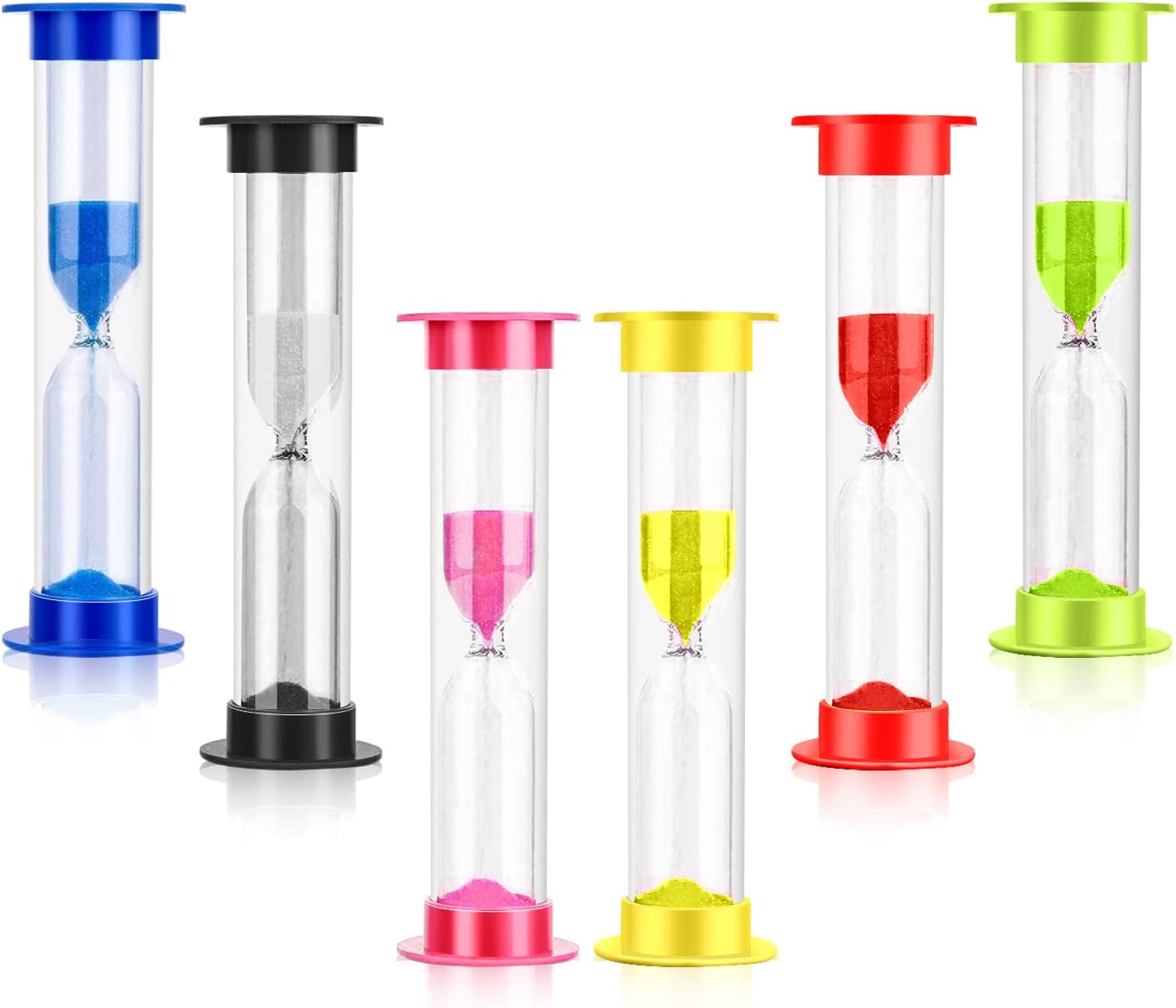6 Pcs Sand Timer, Sand Timers for Kids, Hourglass, Shower Timer, Sand ...