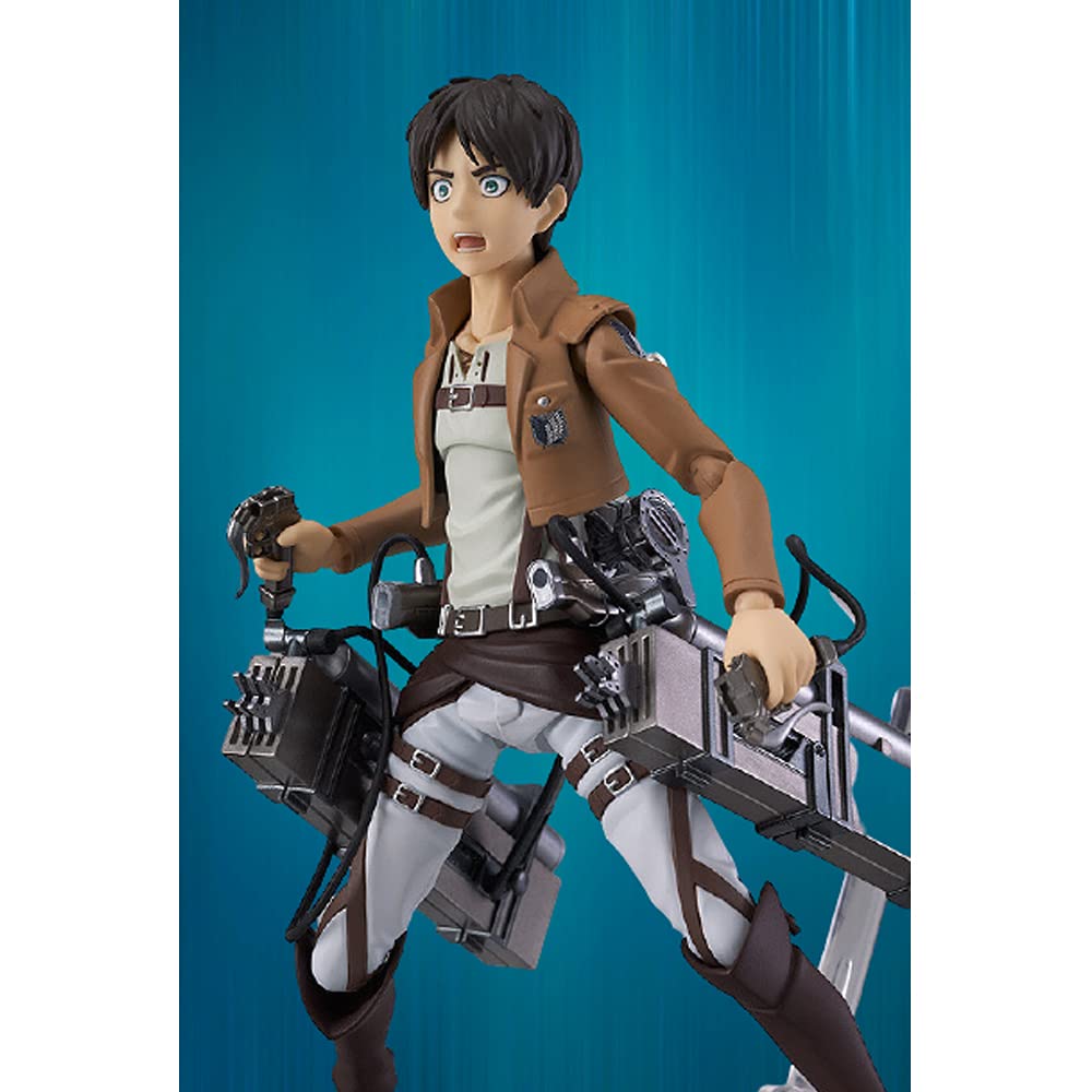 Buy Attack On Titan Figure eren Jaeger Figma PVC Action Figure Equipped ...