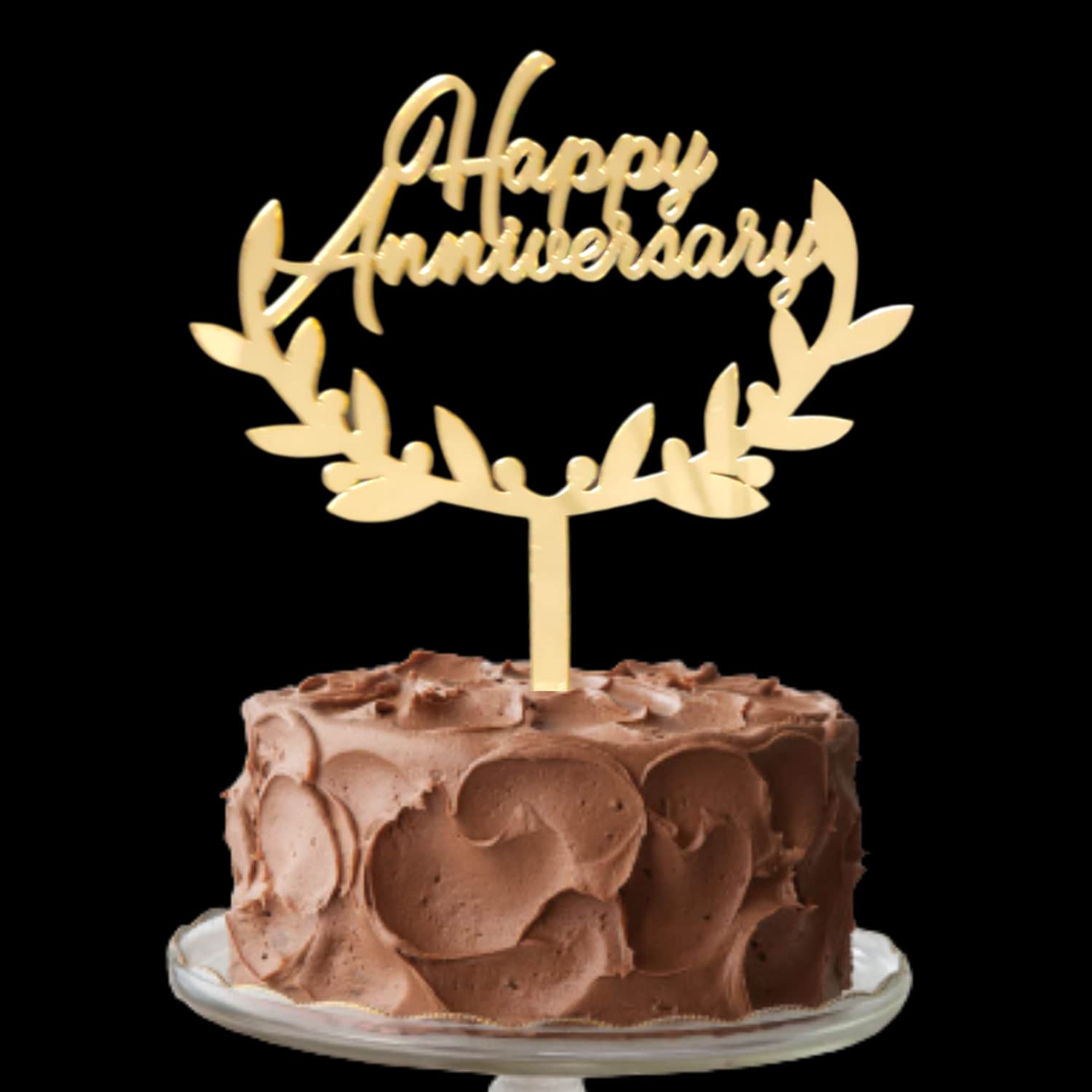 Buy Party Decorz Happy Anniversary Cake Topper| Happy Anniversary ...