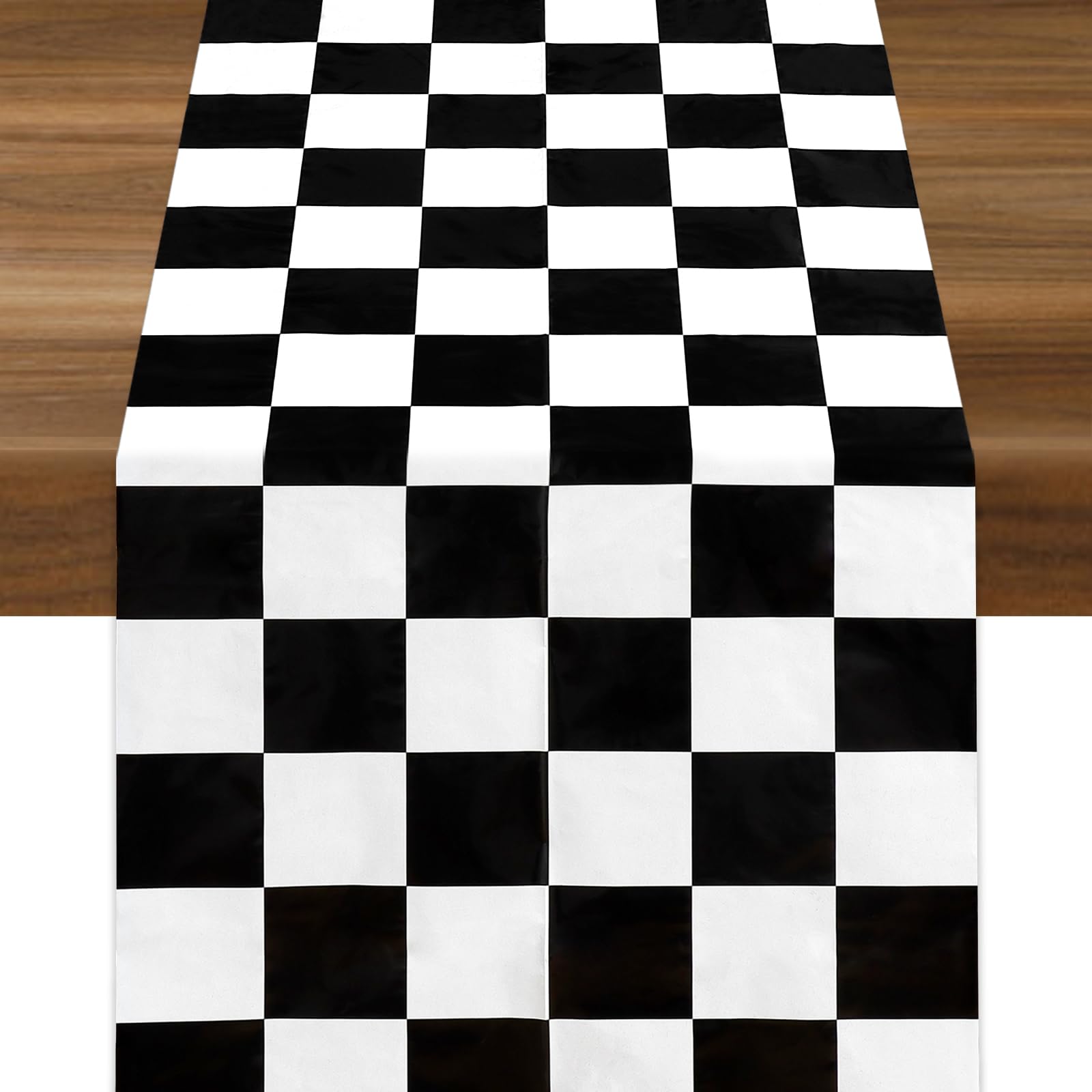 Amazon.com: DEMIUKO 6PCS Black and White Checkered Table Runner, 14 x ...
